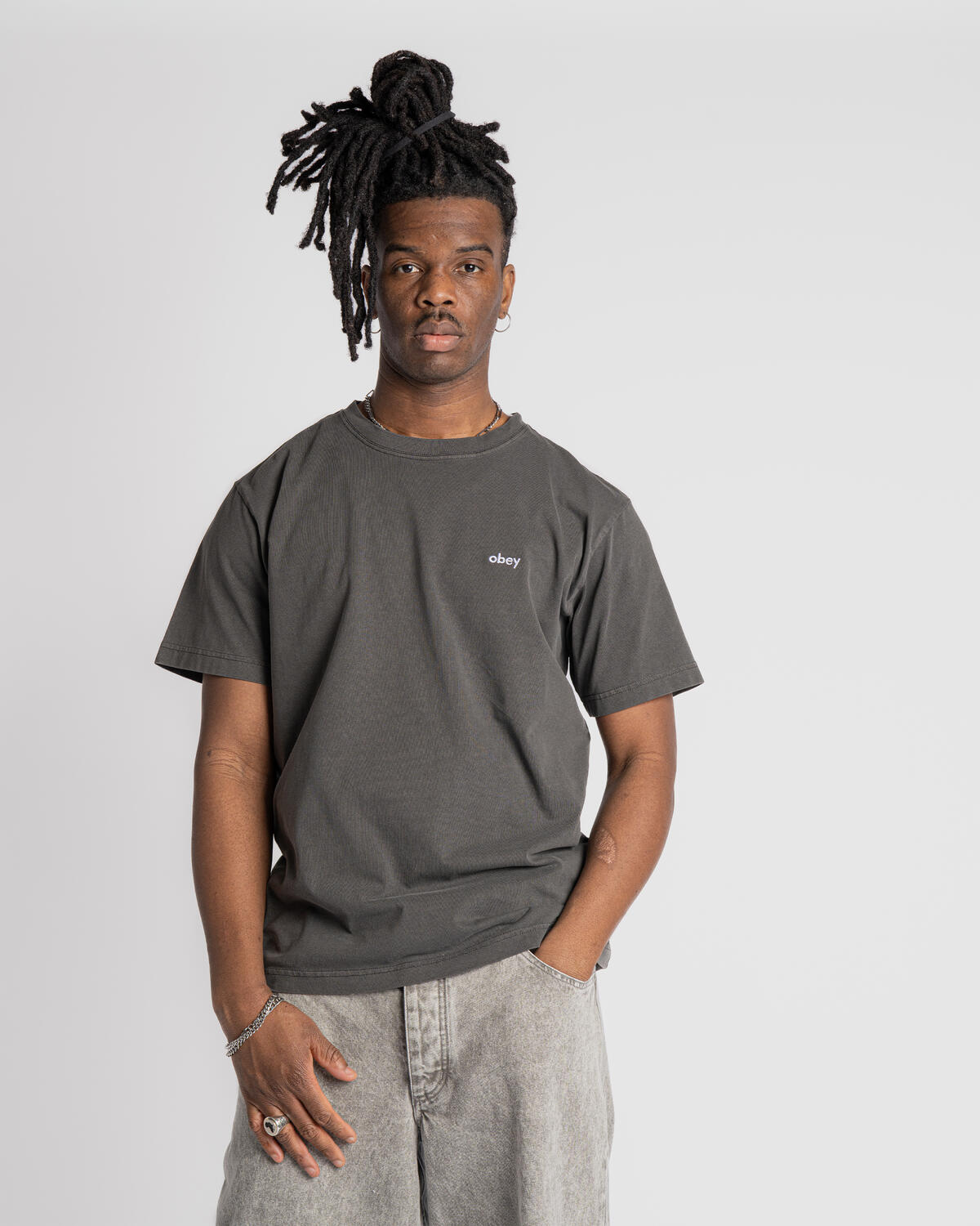 Obey LOWERCASE PIGMENT TEE | 131080353-DIB | AFEW STORE